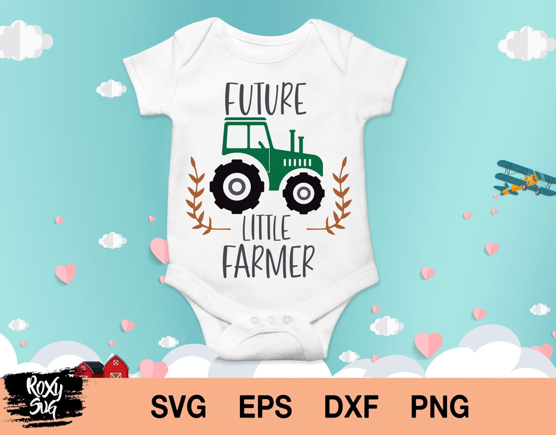 Future Little Farmer Svg Farm Svg Baby Svg Farm Clipart - Etsy