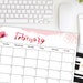 Calendar 2019 Floral Calendar Printable Printable Calendar - Etsy