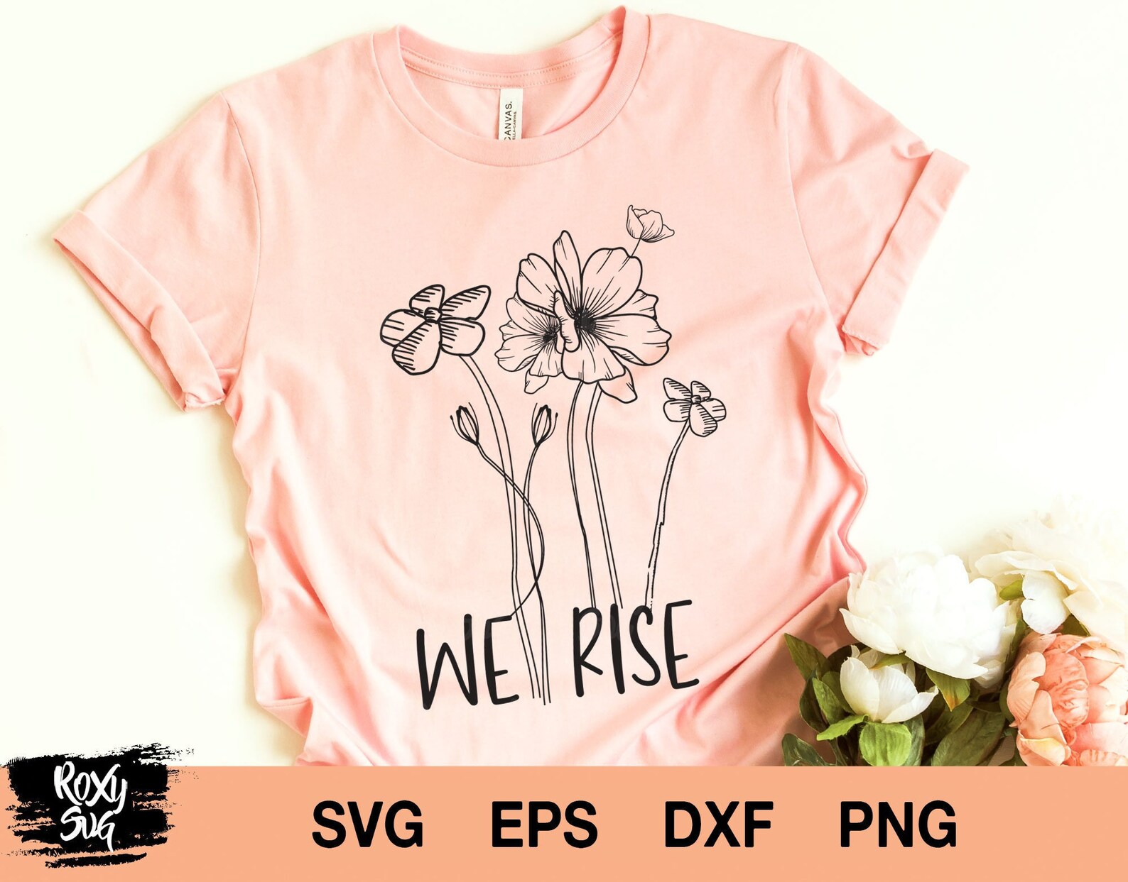 We Rise Svg Plants Svg Quotes Svg Hand Drawn Plants Svg We - Etsy
