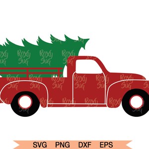 Christmas Tree Truck Svg Christmas Files for Cricut - Etsy