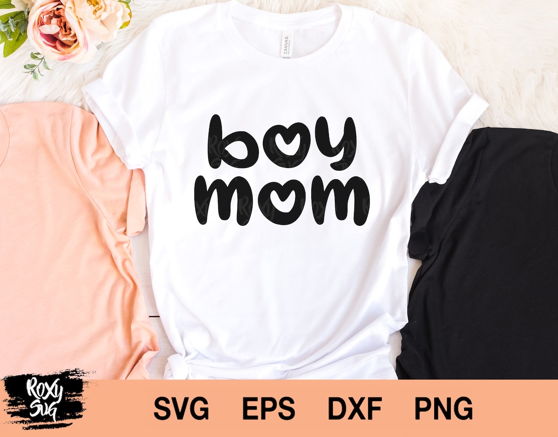 Boy Mom SVG Mama Svg Mom of Boys Svg Svg Files for Cricut - Etsy