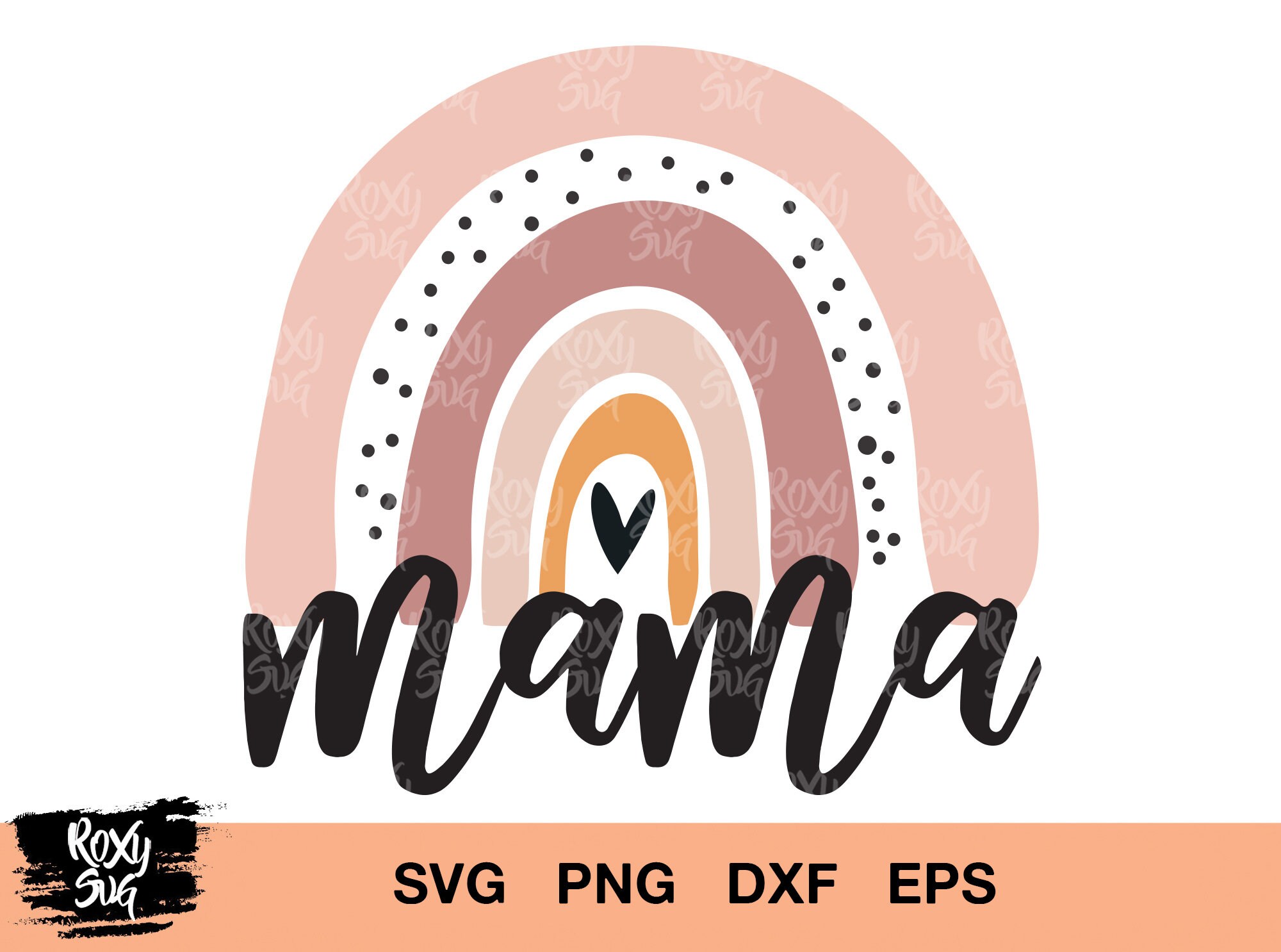 Mama Svg Rainbow Svg Mama Clipart Sublimation Designs - Etsy