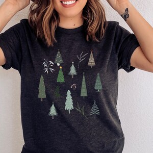 Christmas Tree Png, Christmas Tree Set Png, Minimalist Christmas Tree ...