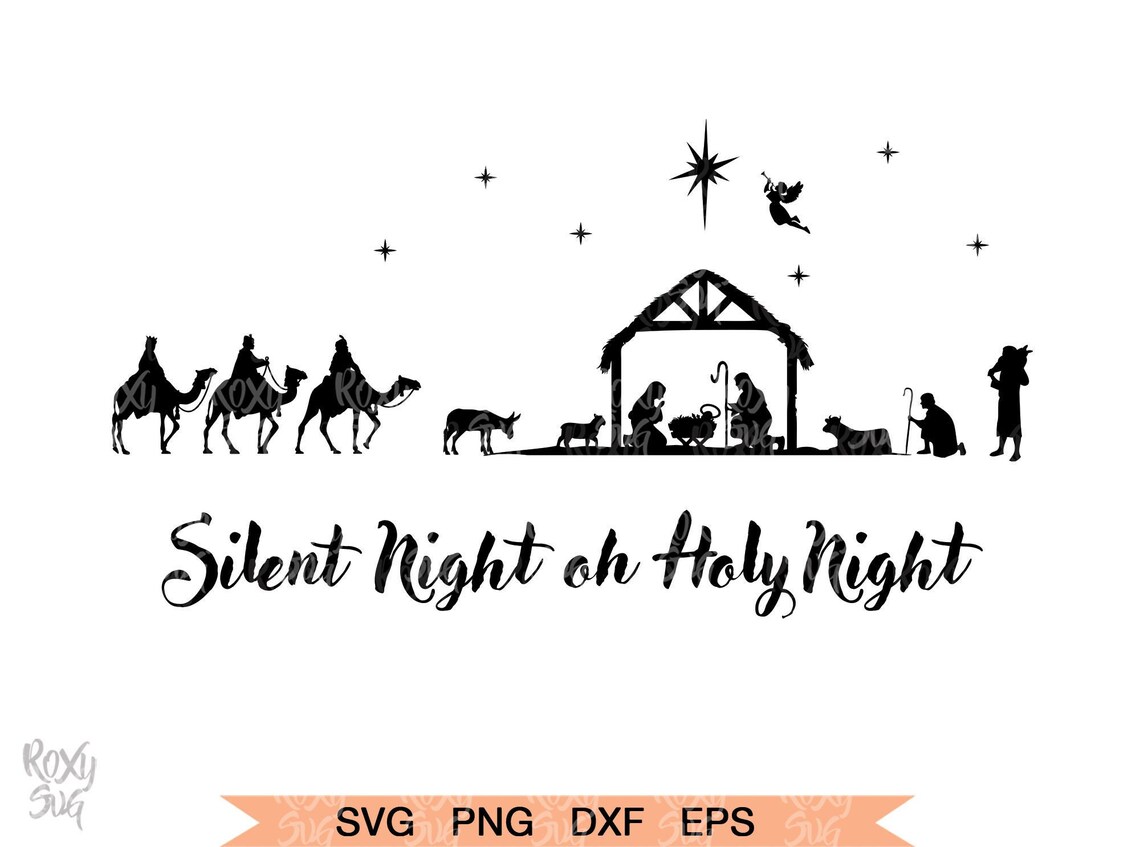 Nativity Svg Nativity Scene SVG Files for Cricut Holy - Etsy