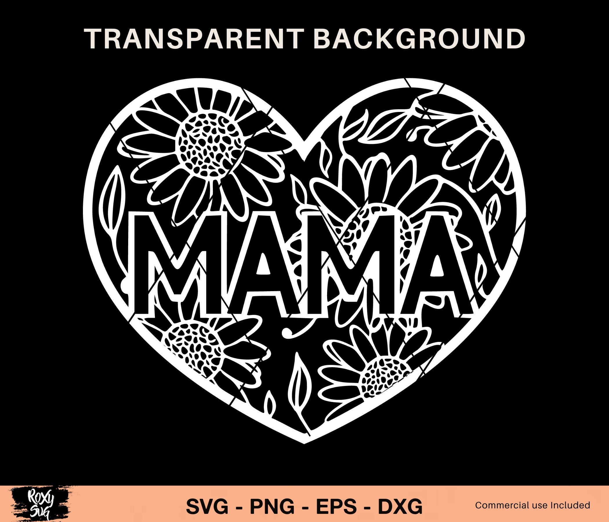 Mama Heart Svg Mama Svg Mama Heart Svg Mama and Mini Svg - Etsy