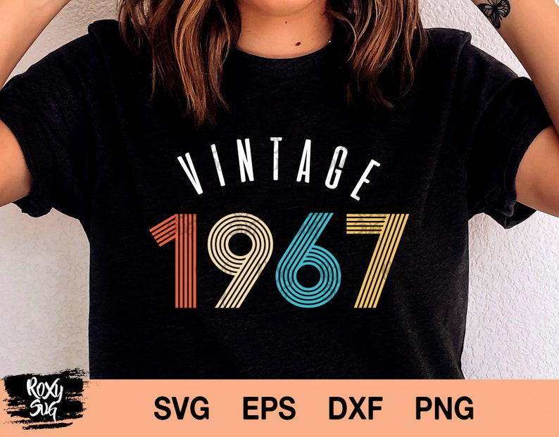 Vintage 1967 Svg 1967 Birthday Svg 1967 Birthday Clipart | Etsy