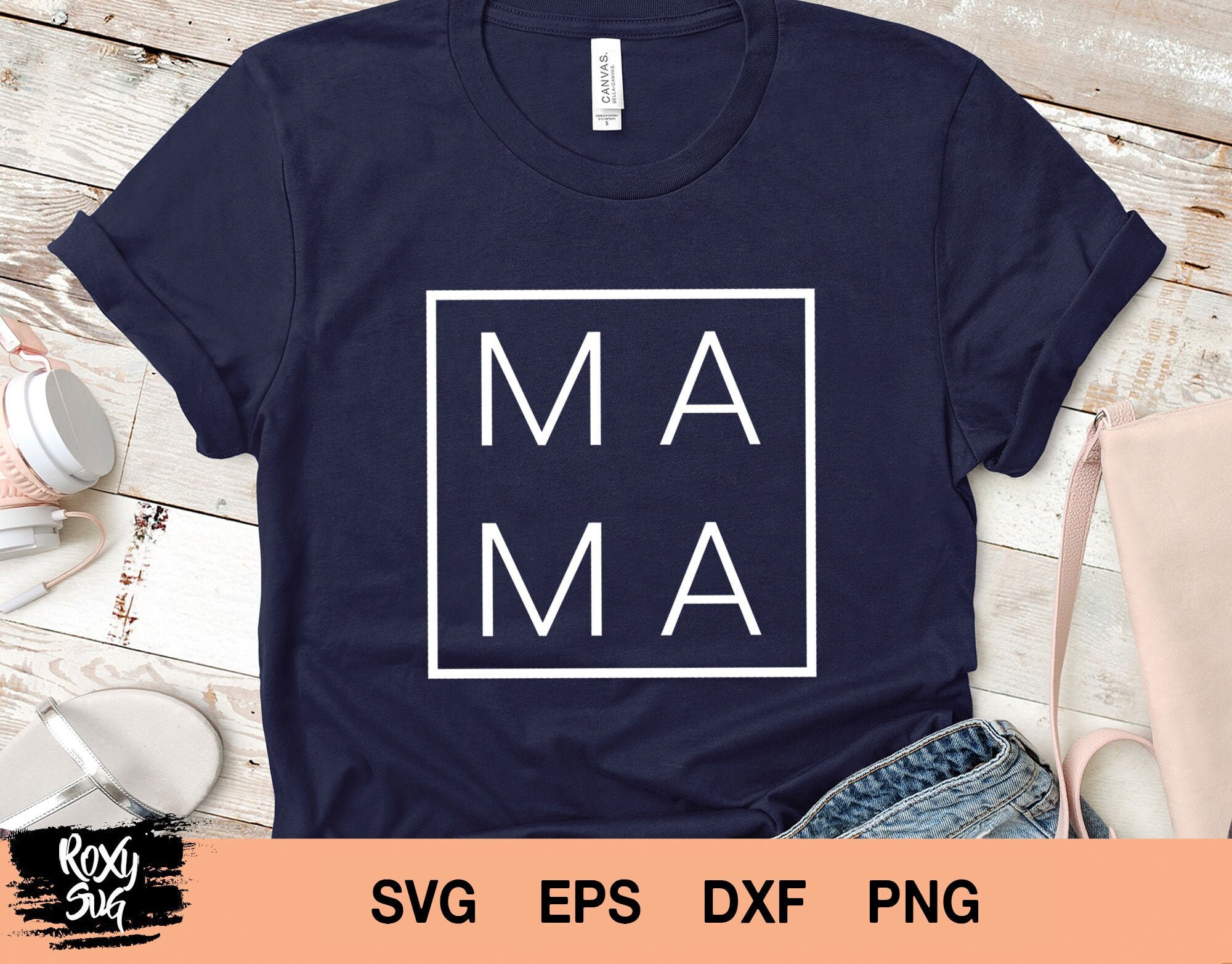 MAMA Square Svg Mama Svg Design Mama Avg Mama Clipart - Etsy