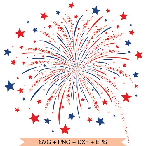 4th of July Fireworks SVG Bundle for Independence Day - Etsy