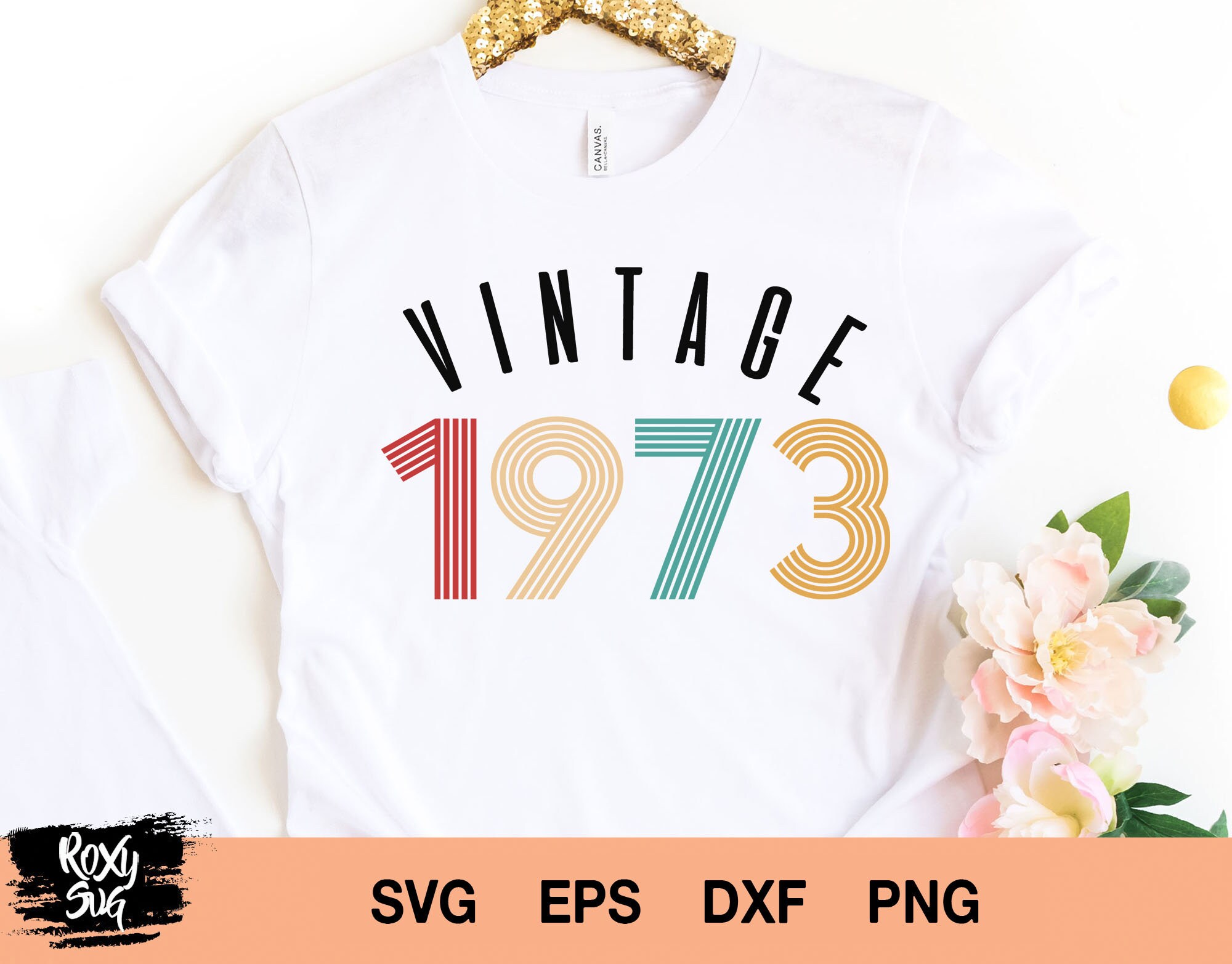 Vintage 1973 svg cumpleaños vintage 1973 svg vintage svg 47 | Etsy
