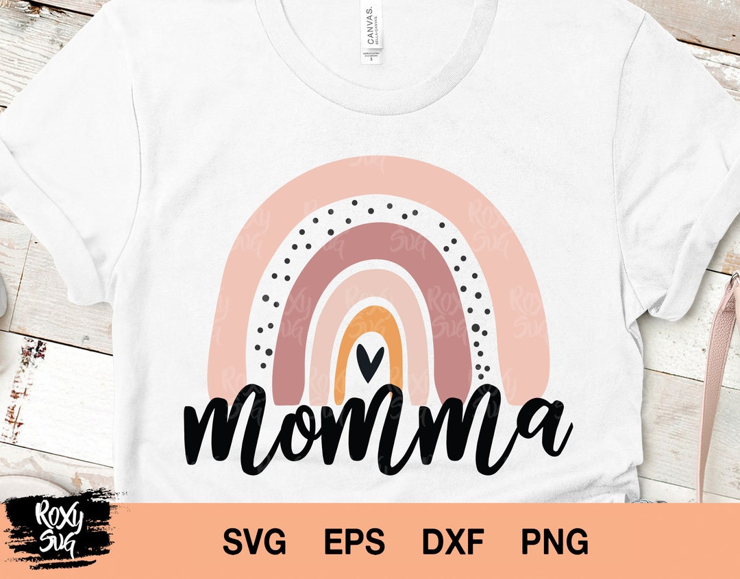 Momma Svg Mama Svg Rainbow Svg, Mama Clipart, Sublimation Designs ...