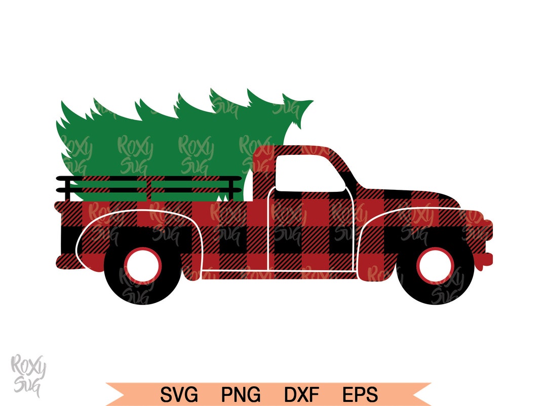 Christmas Tree Truck Cut Files, Christmas SVG Files for Cricut ...