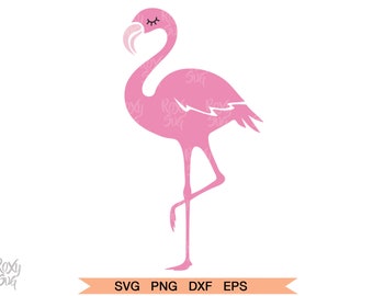 Flamingo SVG, Flamingo Clipart, Zoo SVG, Animal Svg, Beach Svg, SVG ...