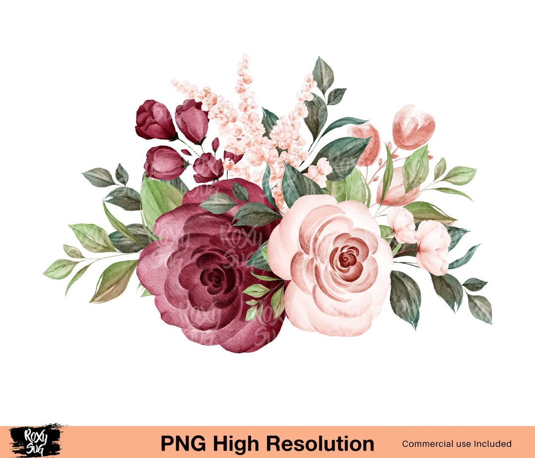 Mauve Flower Png File - Etsy