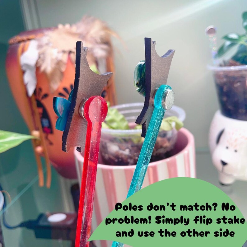 Plant Stake Magnet Topper // Masked Wood Spirits | Choose Your ...