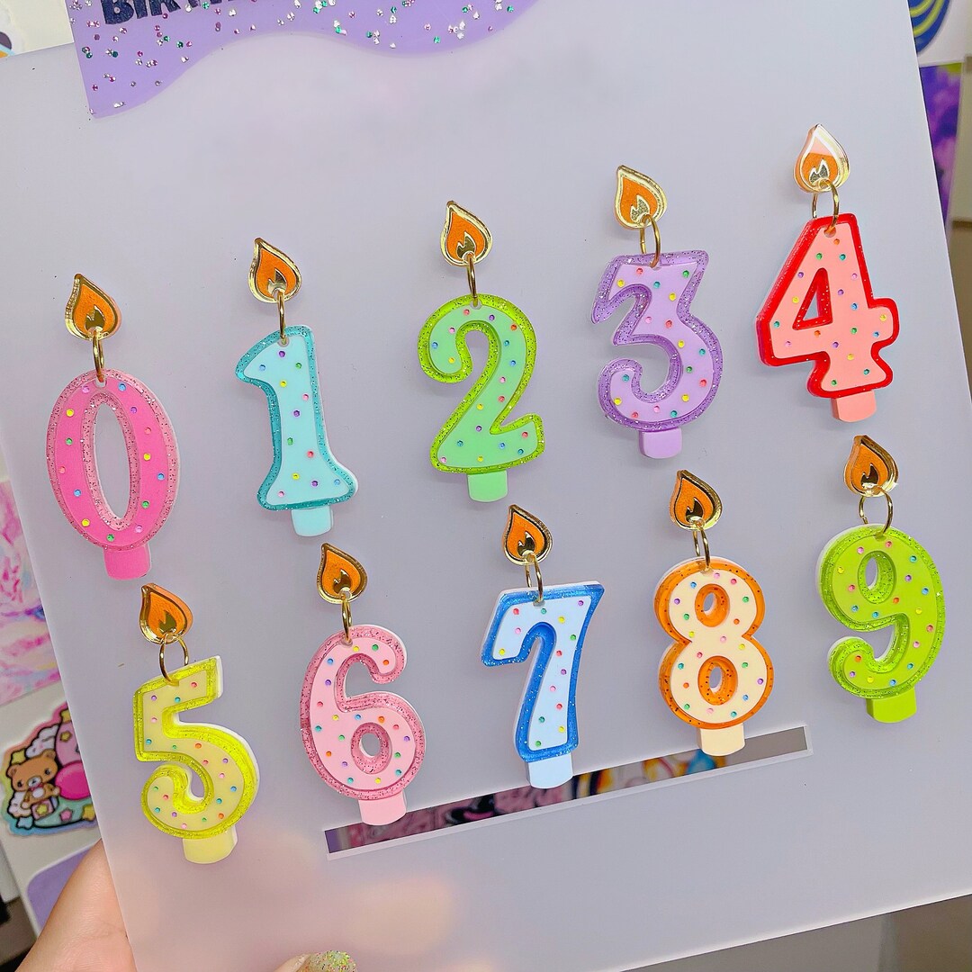 Single Birthday Candle Number - Sold Individually! Multiple Hardware ...