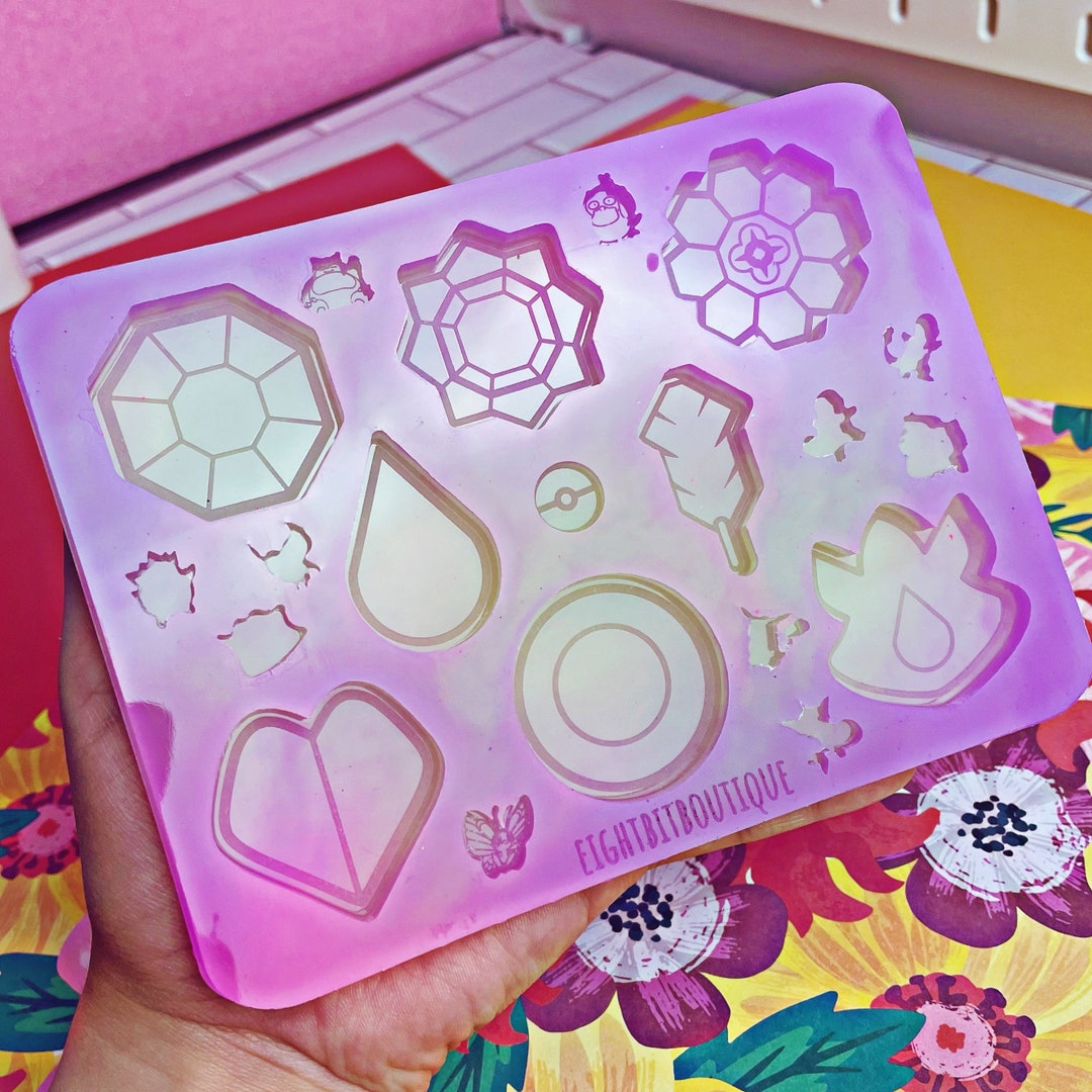 Poke Badges With Bits Silicone Mold Palette - Etsy