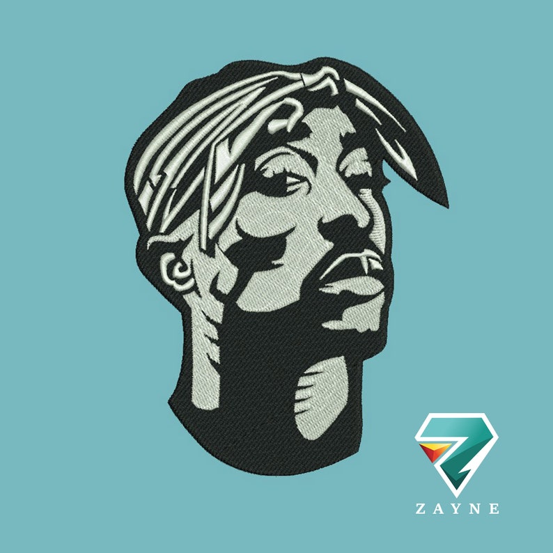 Rapper #9 Embroidery Files Multi Format Compatible for 4x4,5x7 ,6x10 or ...