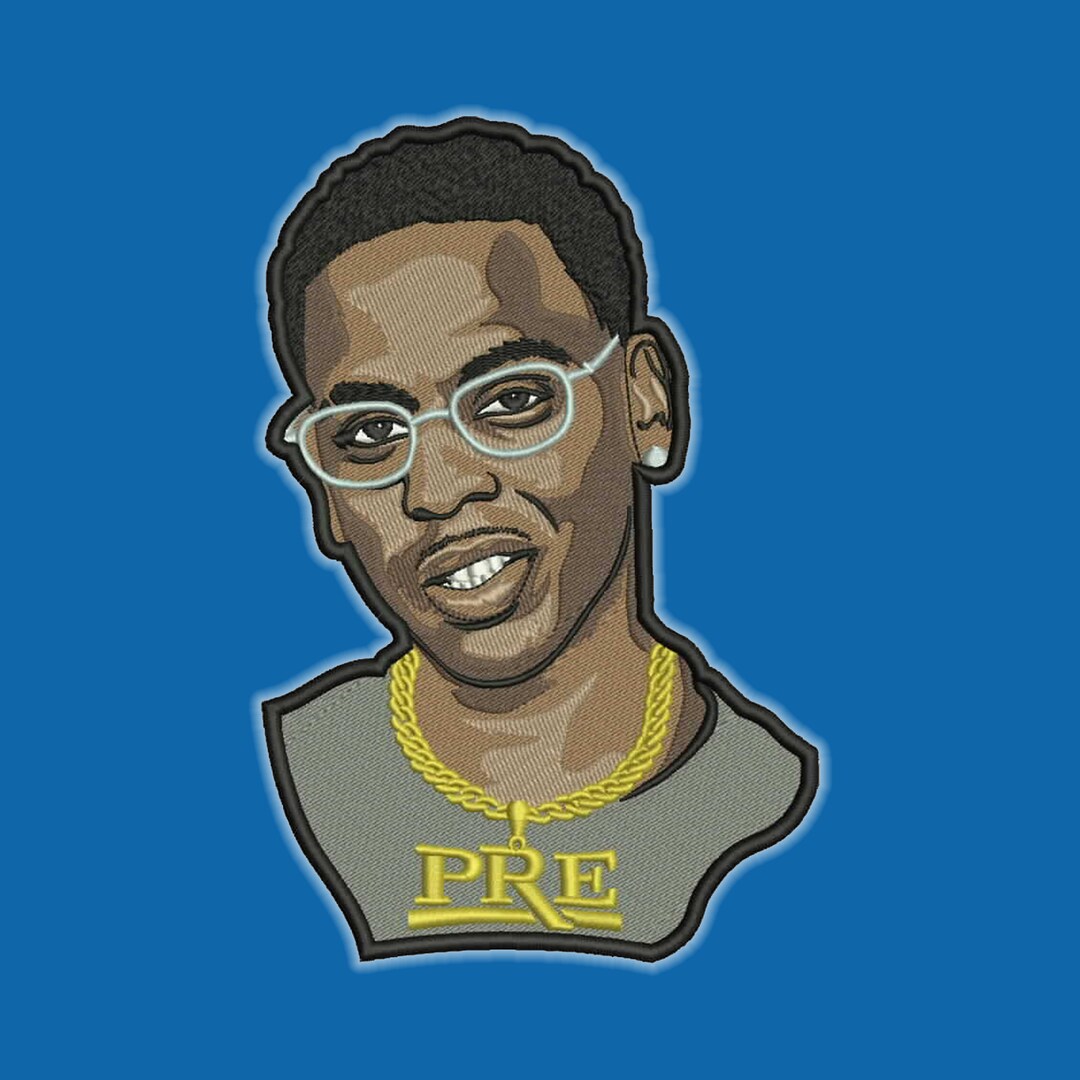 Rapper #4 Embroidery File Multiple Size Dst,jef,pes,xxx,vp3,hus,sxp,csd ...