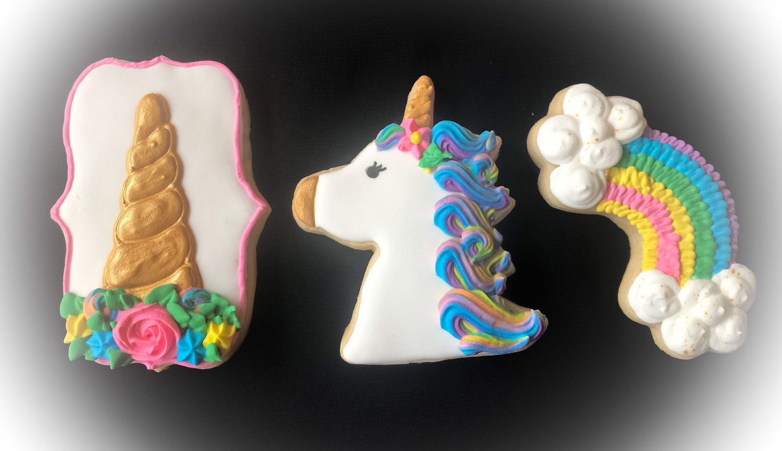 Unicorn/rainbow Themed Sugar Cookies - Etsy