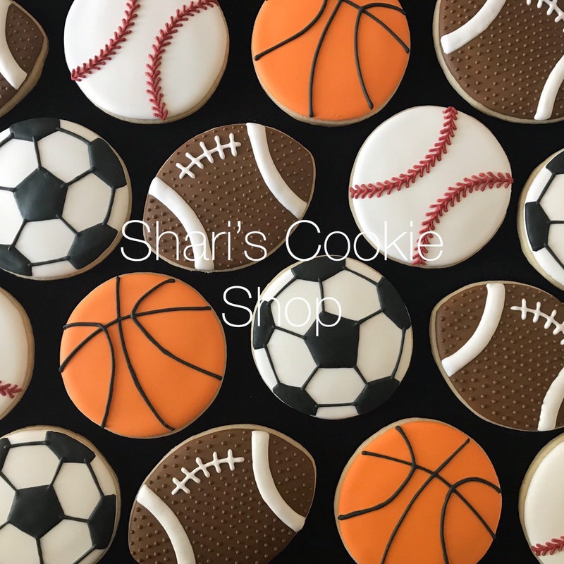 Sports Cookies - Etsy