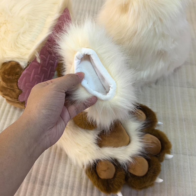 Fursuit Hand and Feet Paws - Furry Gloves With Squeaking - Outdoor ...