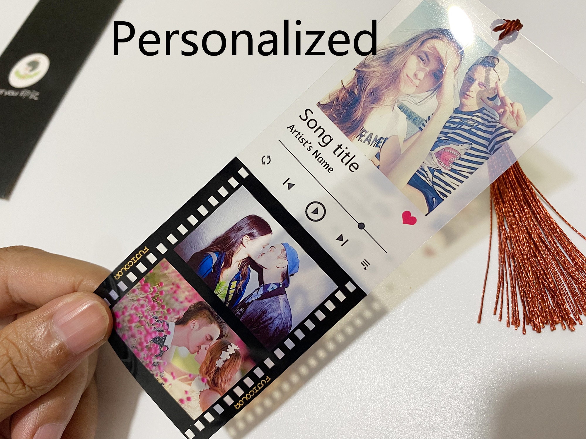 Personalized Film Photo Print Customized Bookmark Album Cover - Etsy