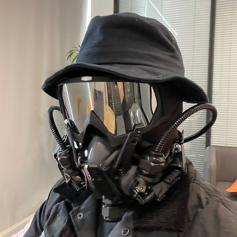 Cyberpunk Mask Samurai Mask Tactical Helmet Cosplay - Etsy