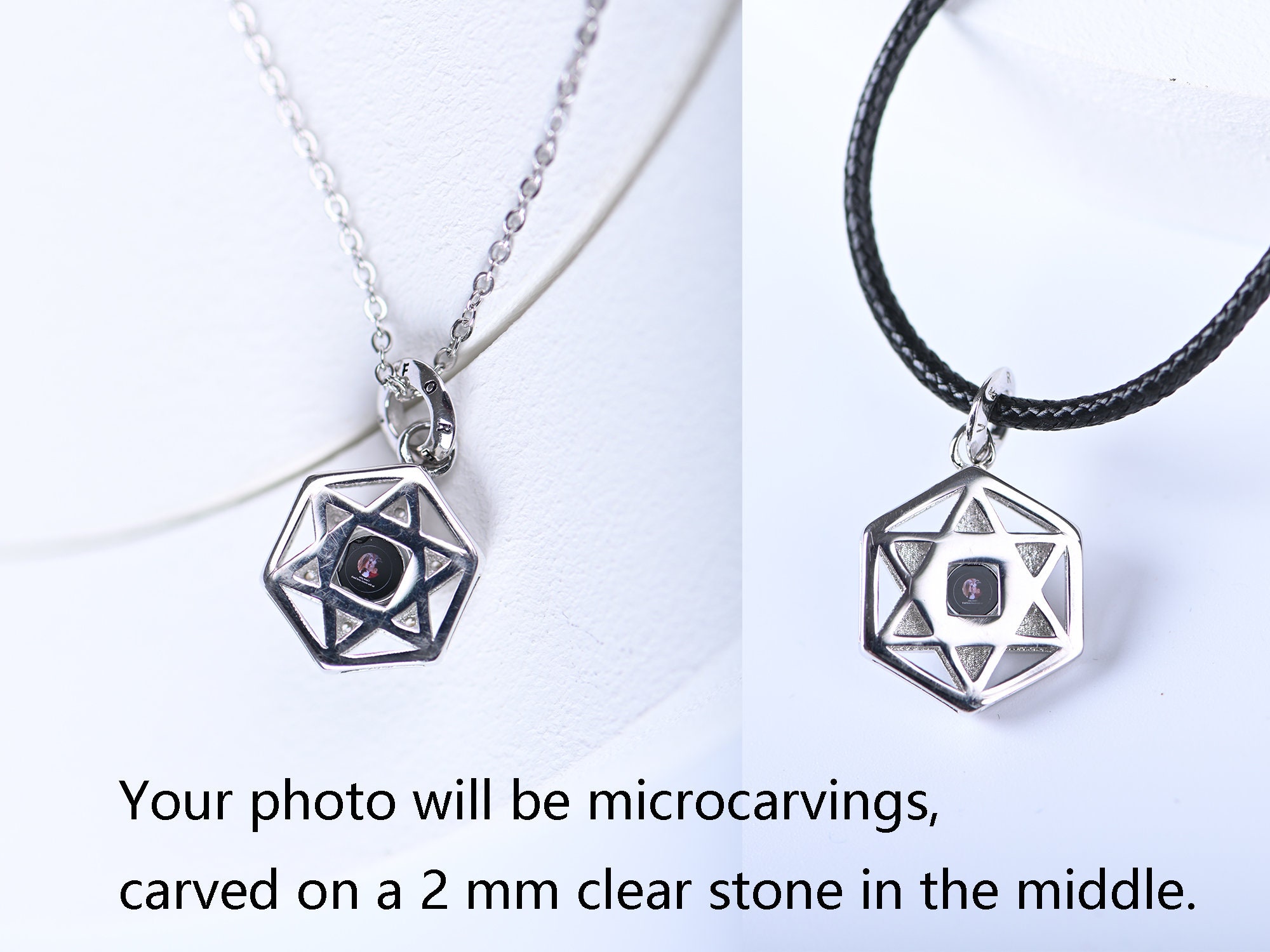 Hidden Photo Necklace Personalized Necklace Customized Your | Etsy