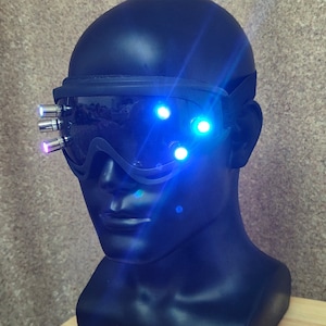 Cyberpunk Eye Mask - Cyber Goggles Mask - Samurai Goggles - Tactical ...