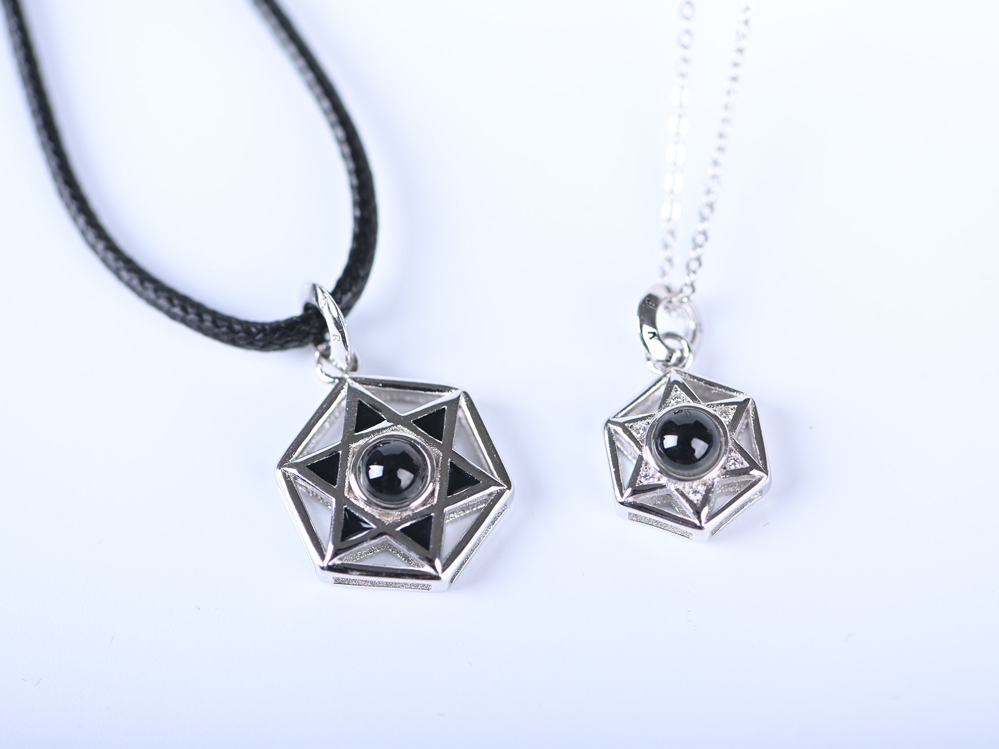 Hidden Photo Necklace Personalized Necklace Customized Your | Etsy