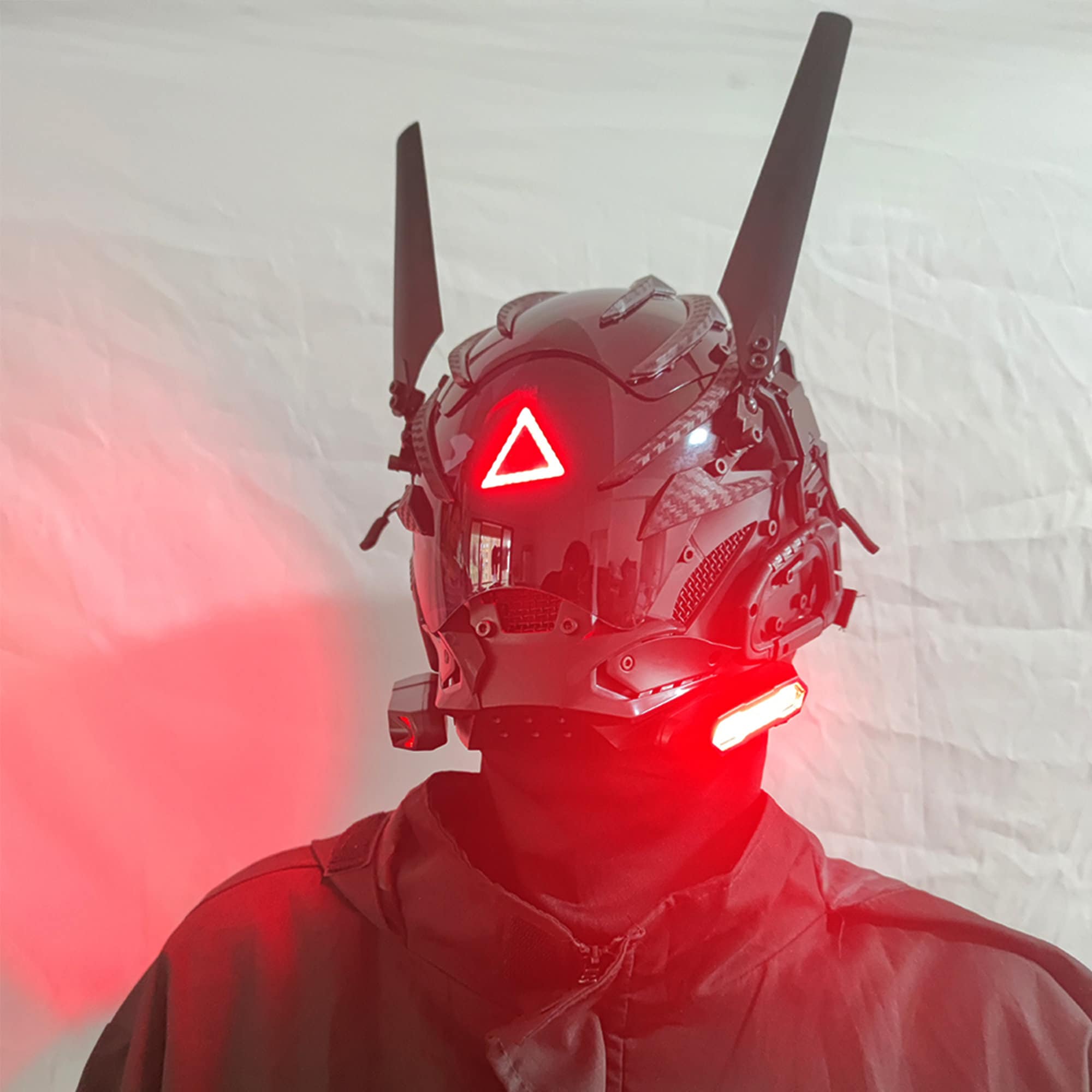 Cyberpunk Mask Cyber Mask Samurai Helmet Tactical Helmet - Etsy UK