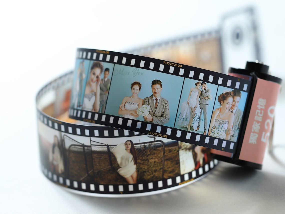 Memorial Album Custom Photo Gift Roll Film Photo Album | Etsy