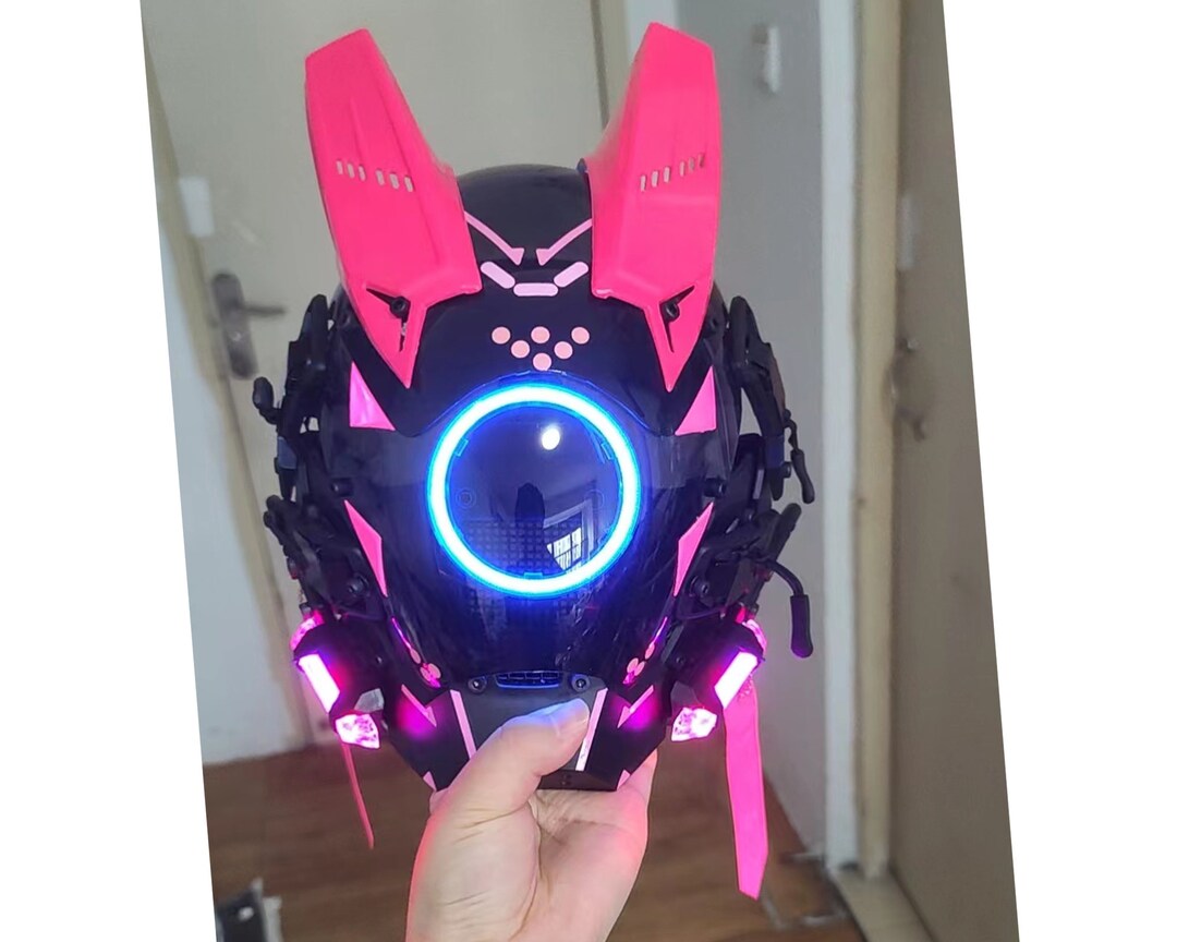 Cyberpunk Mask Cyber Mask Samurai Helmet Tactical Helmet - Etsy