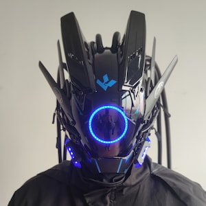 Cyberpunk Mask Cyber Mask Samurai Helmet Tactical Helmet Cosplay ...