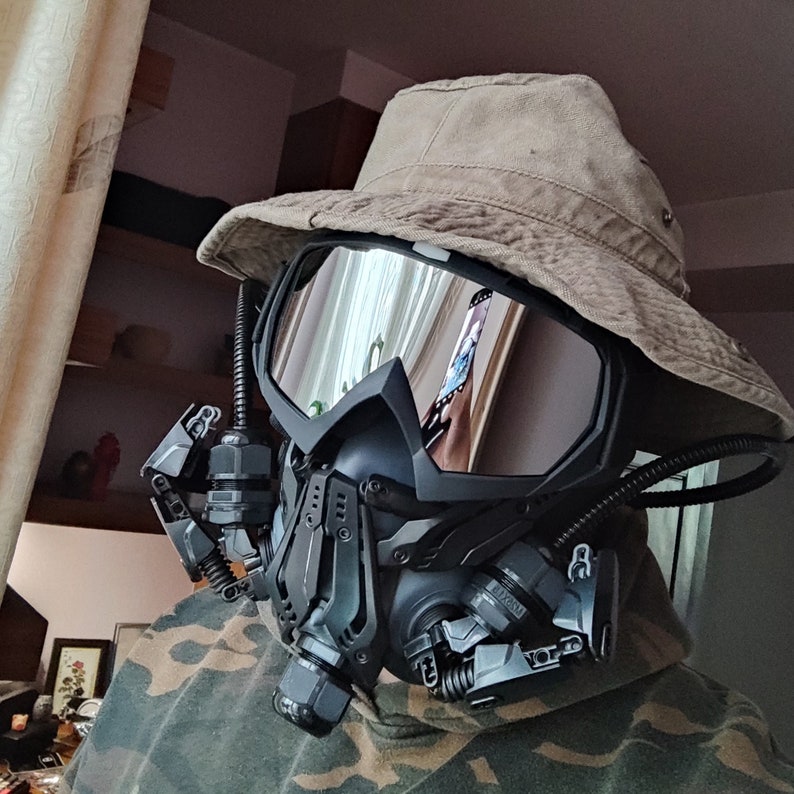 Cyberpunk Mask Samurai Mask Tactical Helmet Cosplay - Etsy