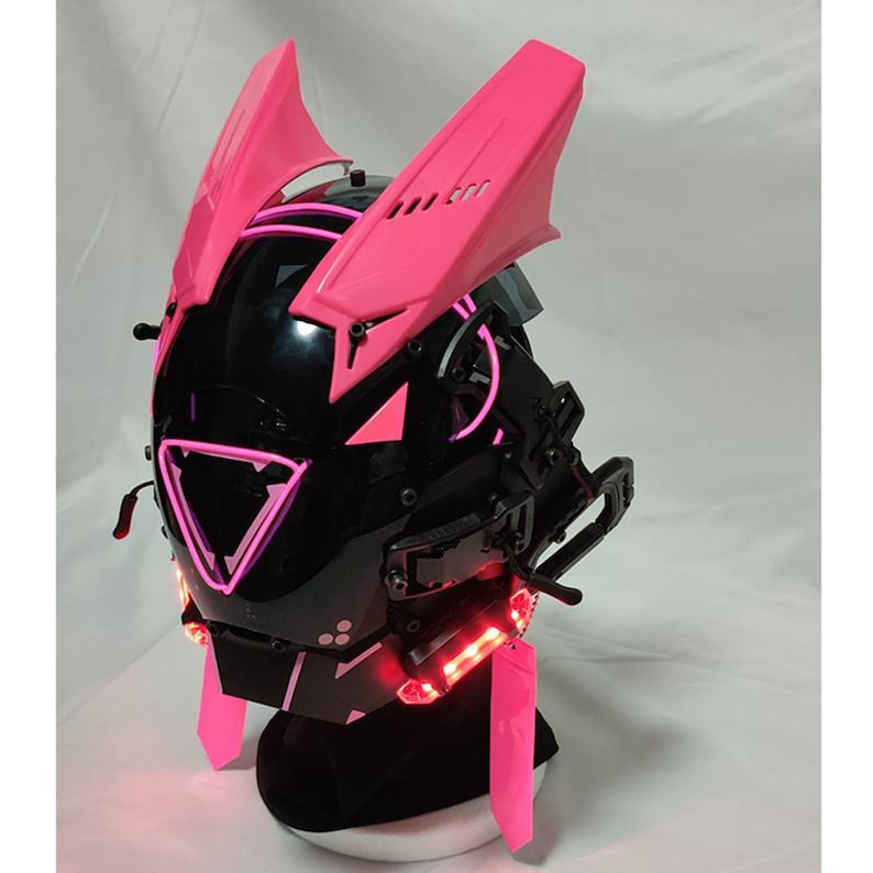 Cyberpunk Mask Cyber Mask Samurai Helmet Tactical Helmet - Etsy