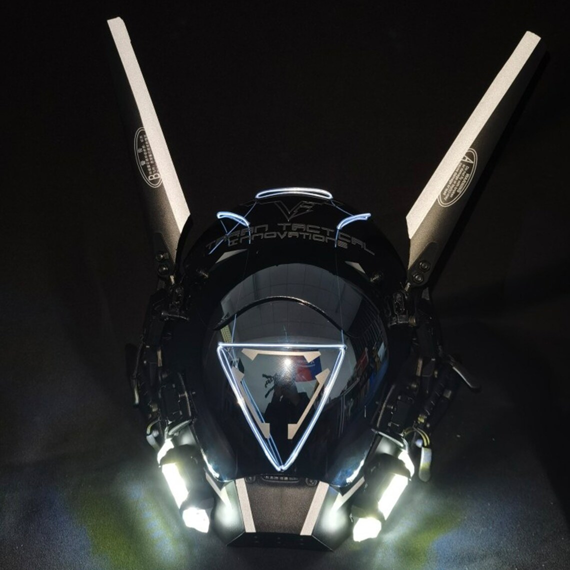 Cyberpunk Mask Cyber Mask Samurai Helmet Tactical Helmet - Etsy