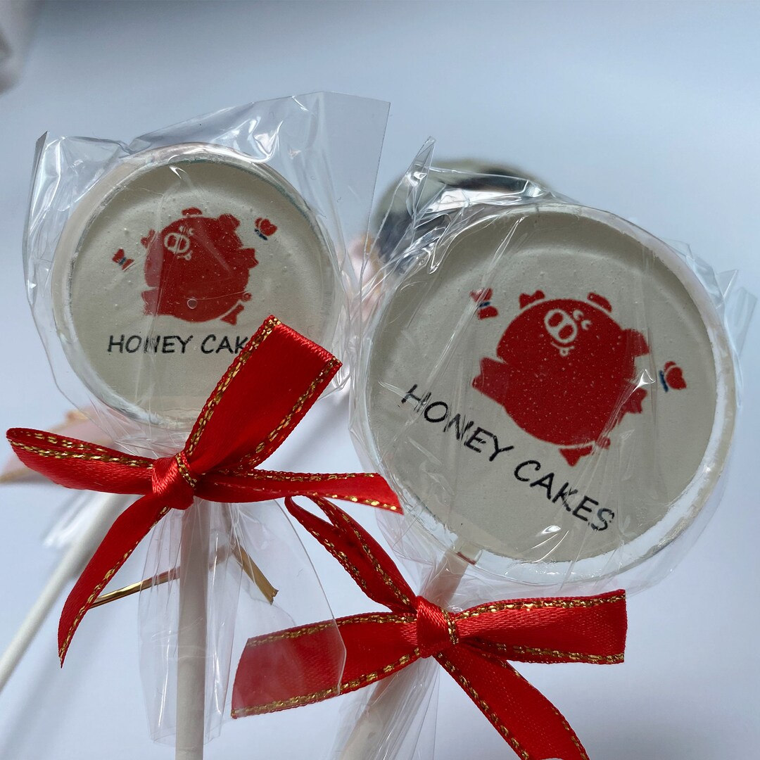 12 Pieces-personalized Photo Lollipops,customized Handmade Lollipops ...