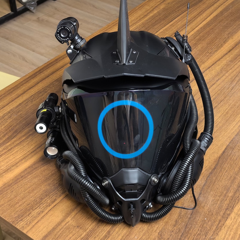 Cyberpunk Helmet - Etsy