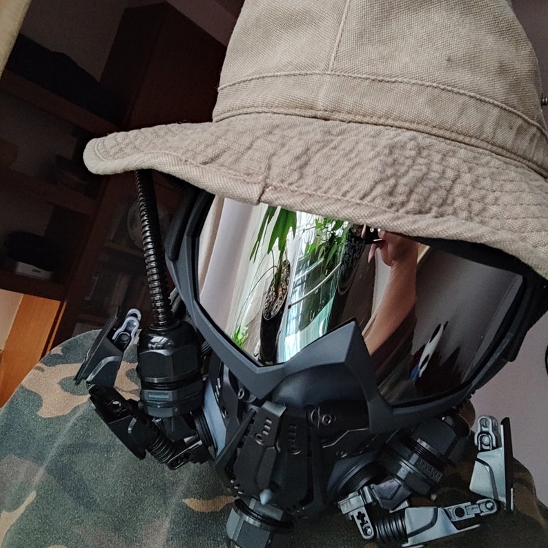 Cyberpunk Mask Samurai Mask Tactical Helmet Cosplay - Etsy