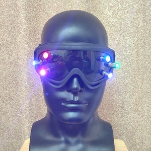 Cyberpunk Eye Mask - Cyber Goggles Mask - Samurai Goggles - Tactical ...