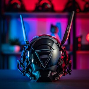 Cyberpunk Mask Cyber Mask Samurai Helmet Tactical Helmet Cosplay ...