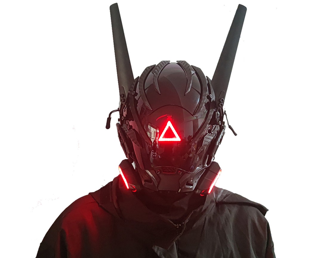 Cyberpunk Mask Cyber Mask Samurai Helmet Tactical Helmet Cosplay - Etsy UK