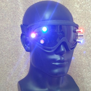 Cyberpunk Eye Mask - Cyber Goggles Mask - Samurai Goggles - Tactical ...
