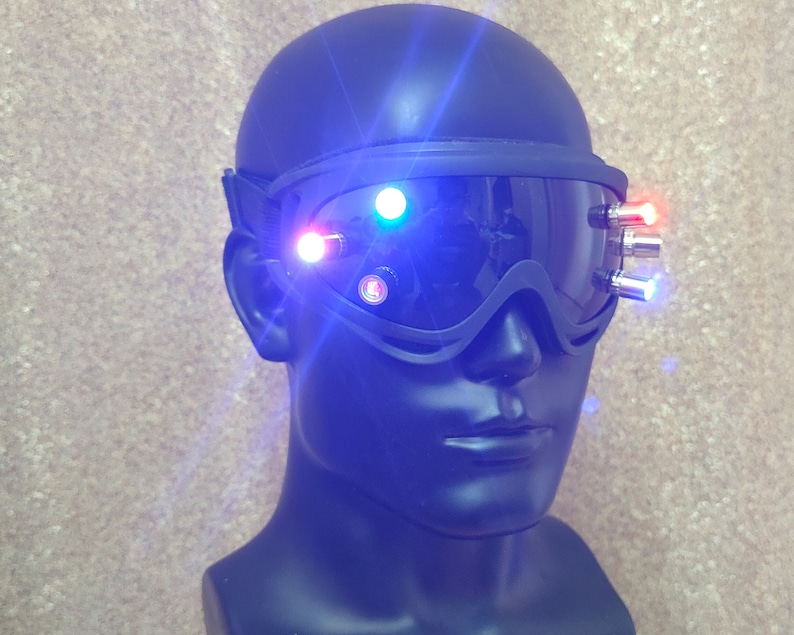 Cyberpunk Eye Mask Cyber Goggles Mask Samurai Goggles - Etsy