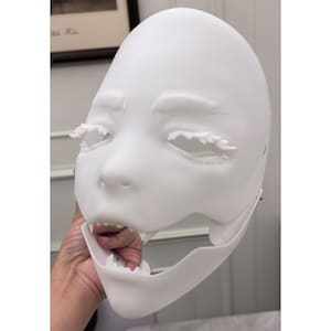 Babaydoll Mask Succubus Mask Sarokichi Mask Hinges and Fangs Light ...