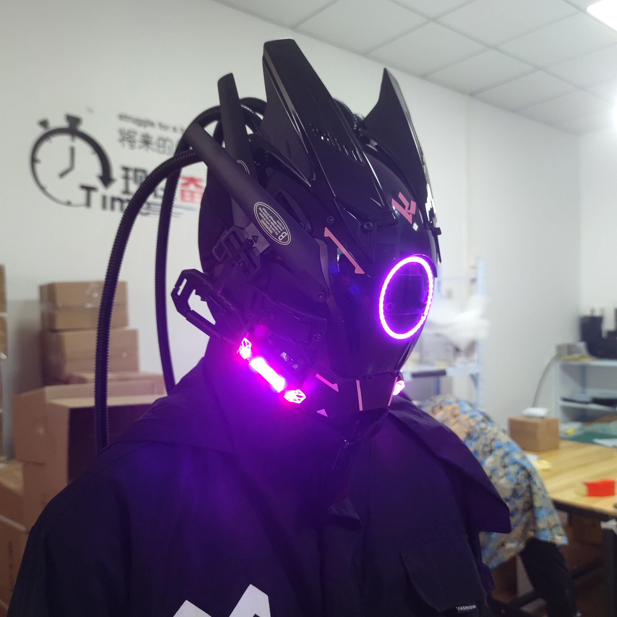 Cyberpunk Mask Cyber Mask Samurai Helmet Tactical Helmet - Etsy