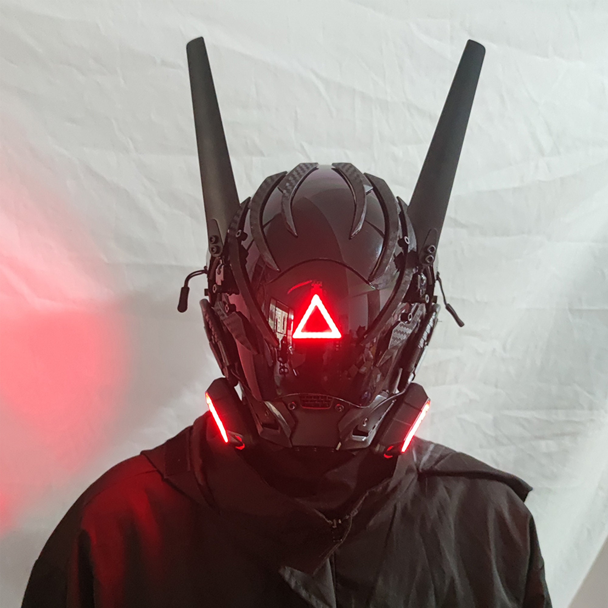 Cyberpunk Mask Cyber Mask Samurai Helmet Tactical Helmet - Etsy UK