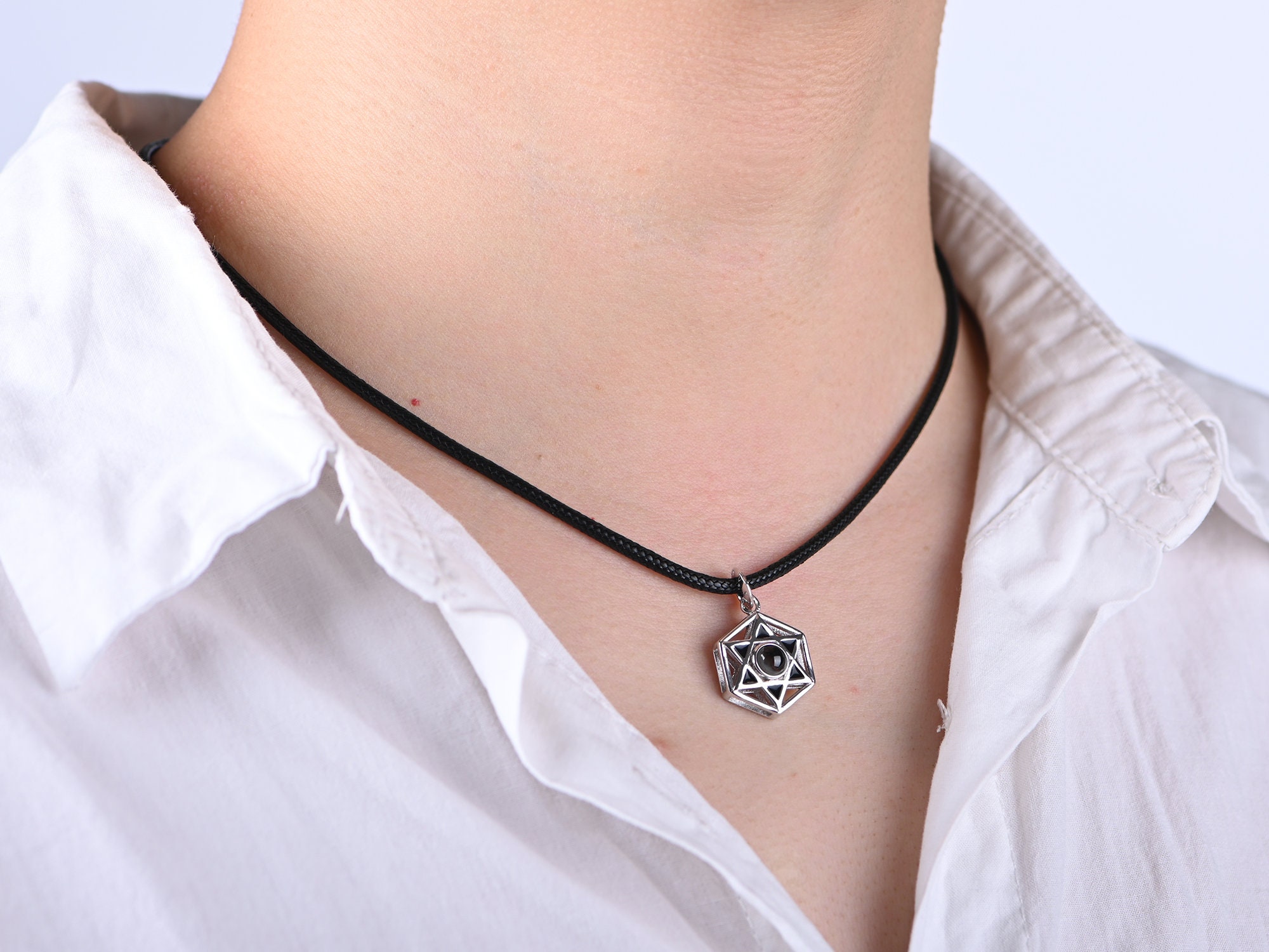 Hidden Photo Necklace Personalized Necklace Customized Your - Etsy