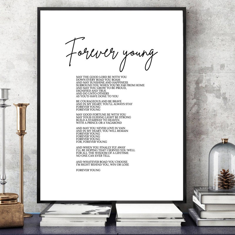 Forever Young - Etsy